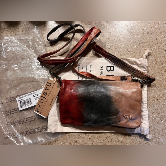 Bed Stu | Bags | Bed Stu Cadence Cool Sangria Tie Dyed Wallet Wristlet ...